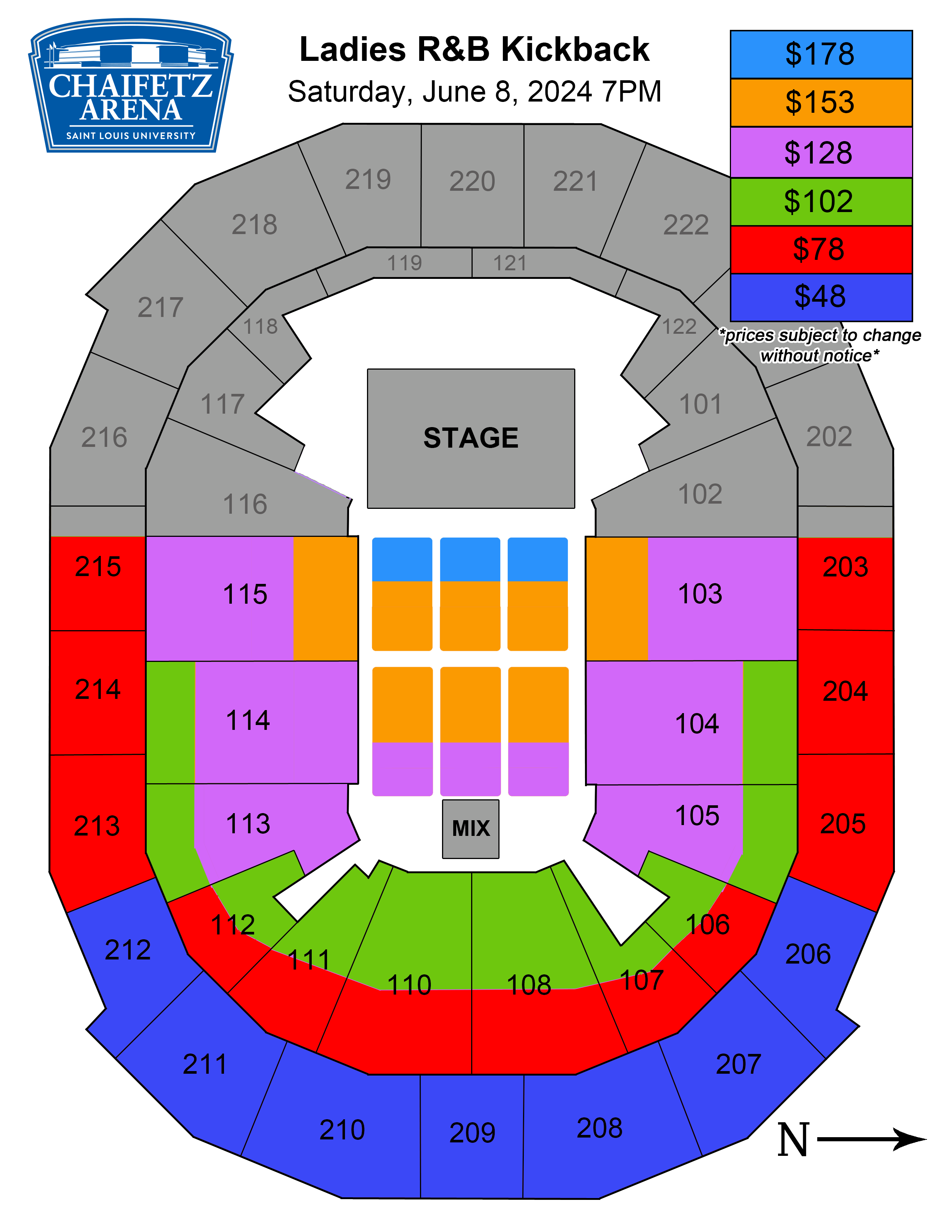 Ladies R&B Kickback | Chaifetz Arena